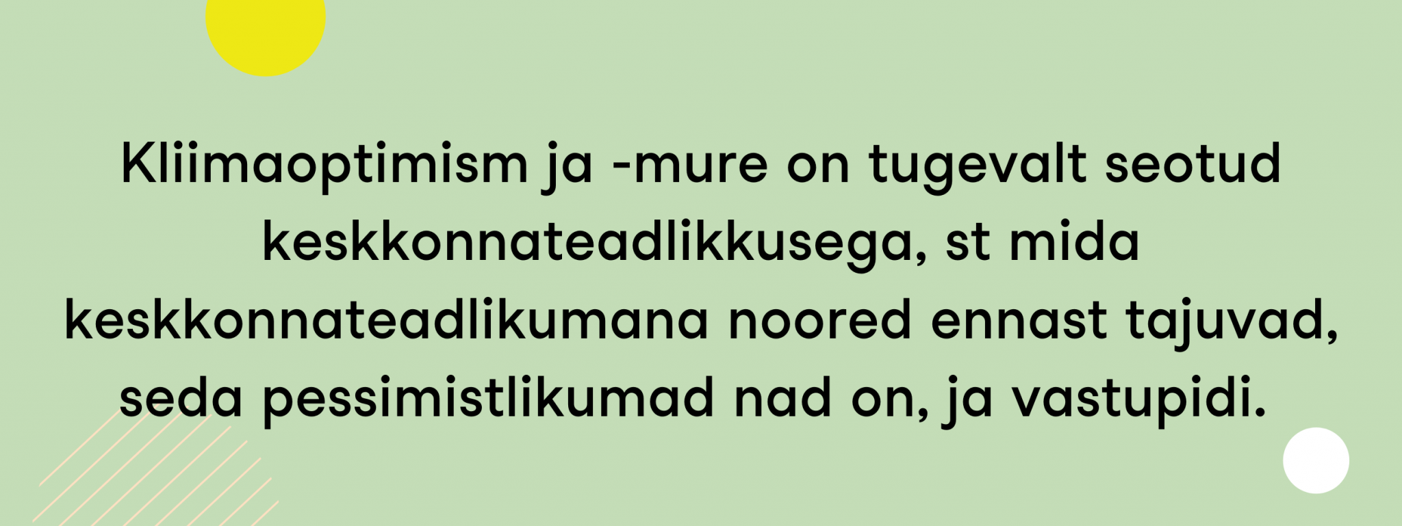 Isikliku vastutuse tunnetamisest keskkonna hoidmisel - Haridus- ja ...
